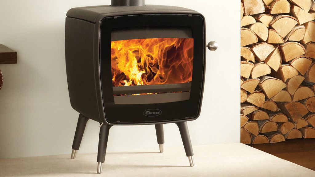 Dovre Vintage 35 Black Wood Burning Fireplace | Fire Places ...