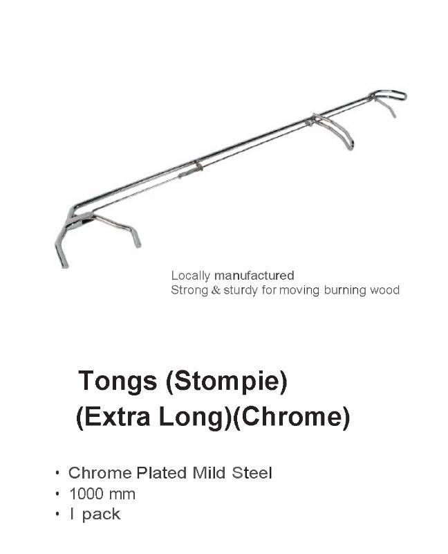 Braai Fire Log Grabber Tongs Stompie Extra Length | Accessories | Shop ...