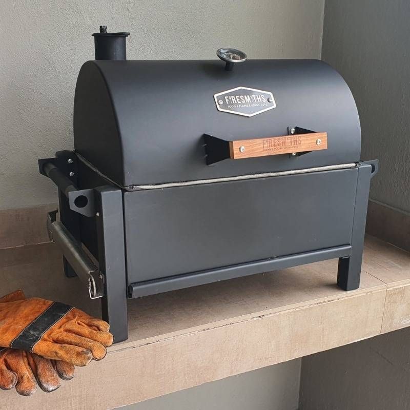 Legend Tabletop Smoker & Grill Black | Braais | Freestanding | Wood ...